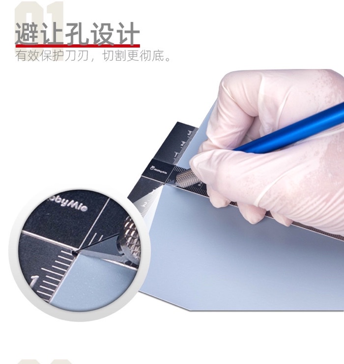 [Pandainn] 喵匠 HOBBY MIO 不銹鋼T型尺 刻度精準耐用 - Pandainn - iOPEN Mall