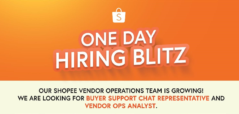 Shopee-Vendor-Operations-One-Day-Hiring-Blitz | Shopee Careers