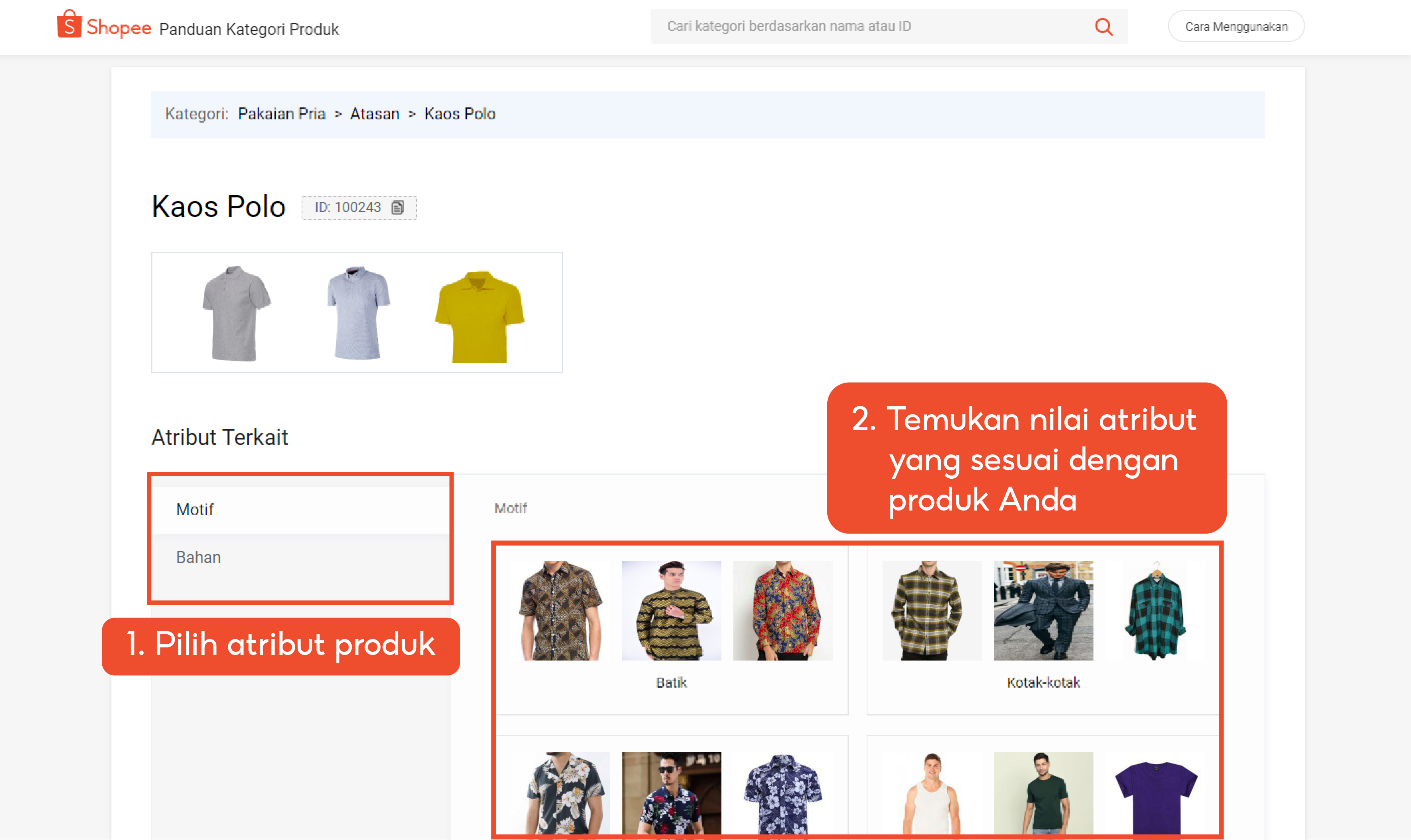 Tentang Kategori dan Atribut Produk | Pusat Edukasi Penjual Shopee ...