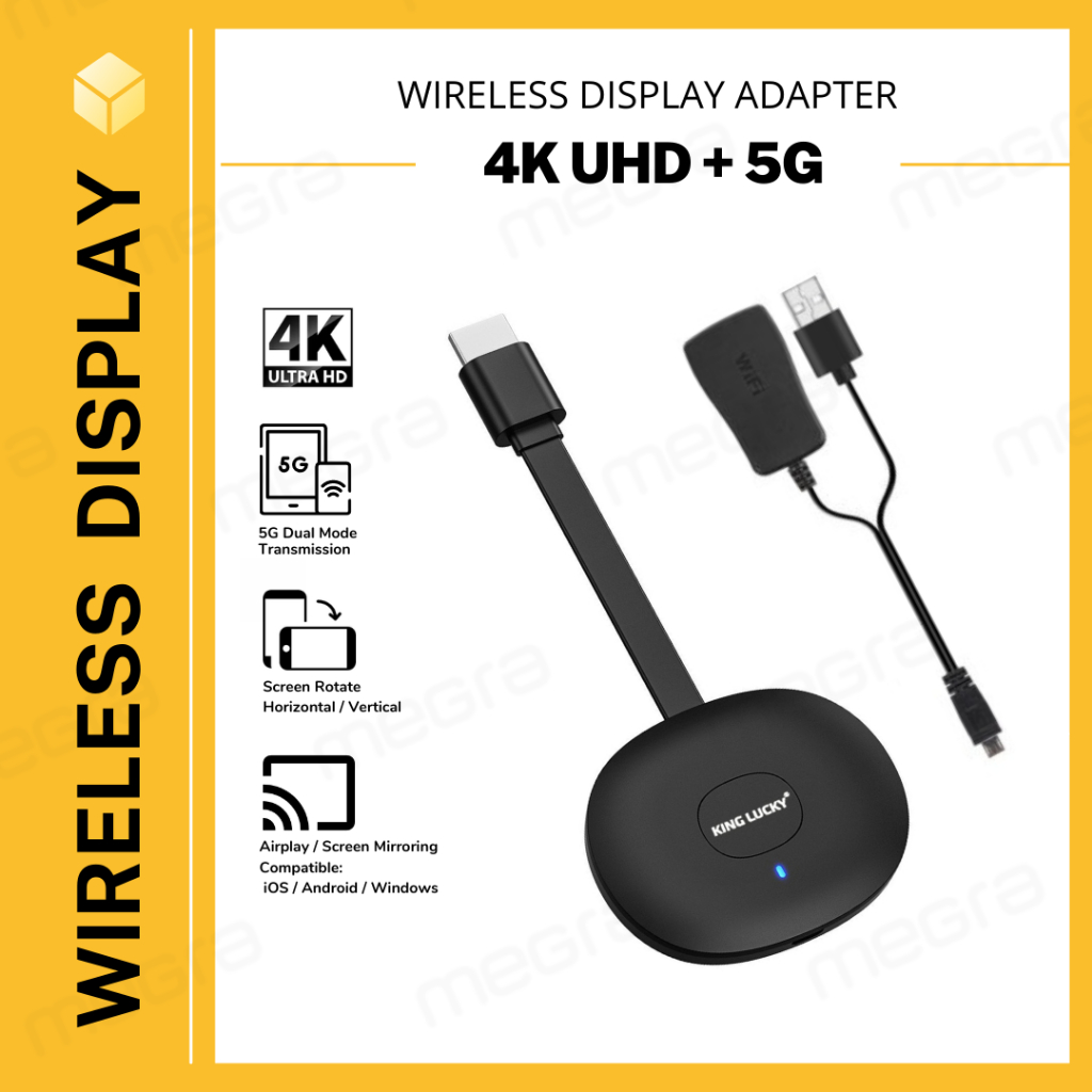 MEGRA Wireless Display Adapter HDMI Connection Potrait / Landscape ...
