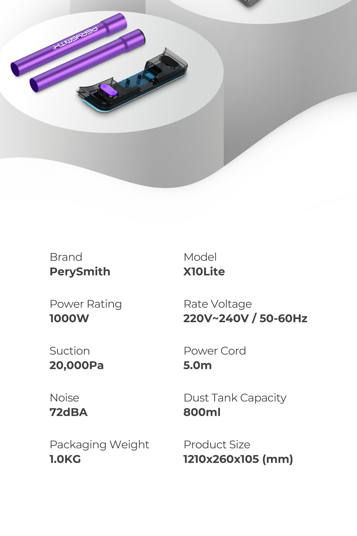 PERYSMITH X10 LITE VACUUM CLEANER - PerySmith Malaysia