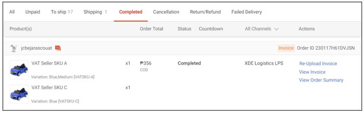 Seller e-Invoice | Shopee PH Seller Education Hub