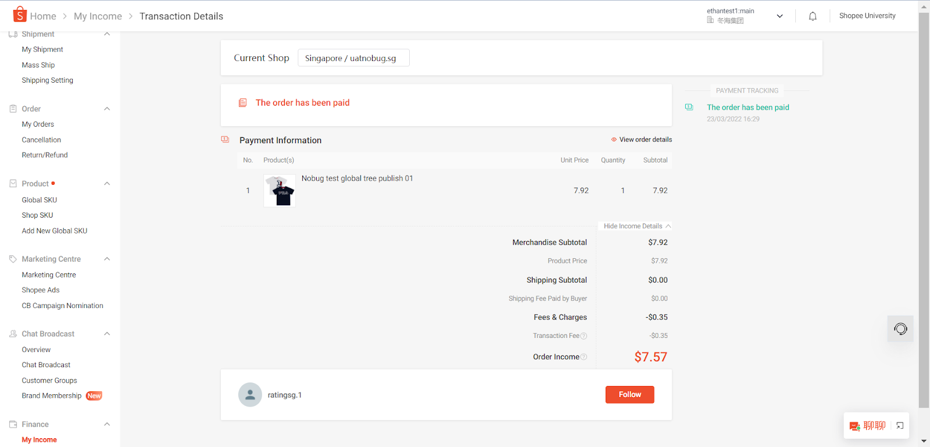 My Income | Shopee JP Seller Education Hub