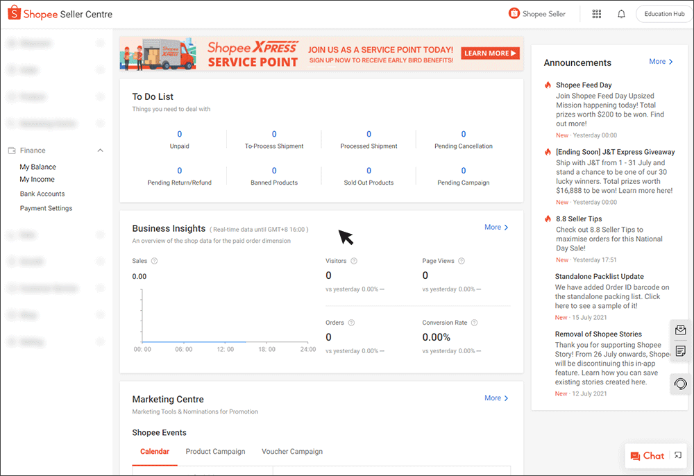 Managing transactions with Seller Balance | Shopee SG Seller Education Hub