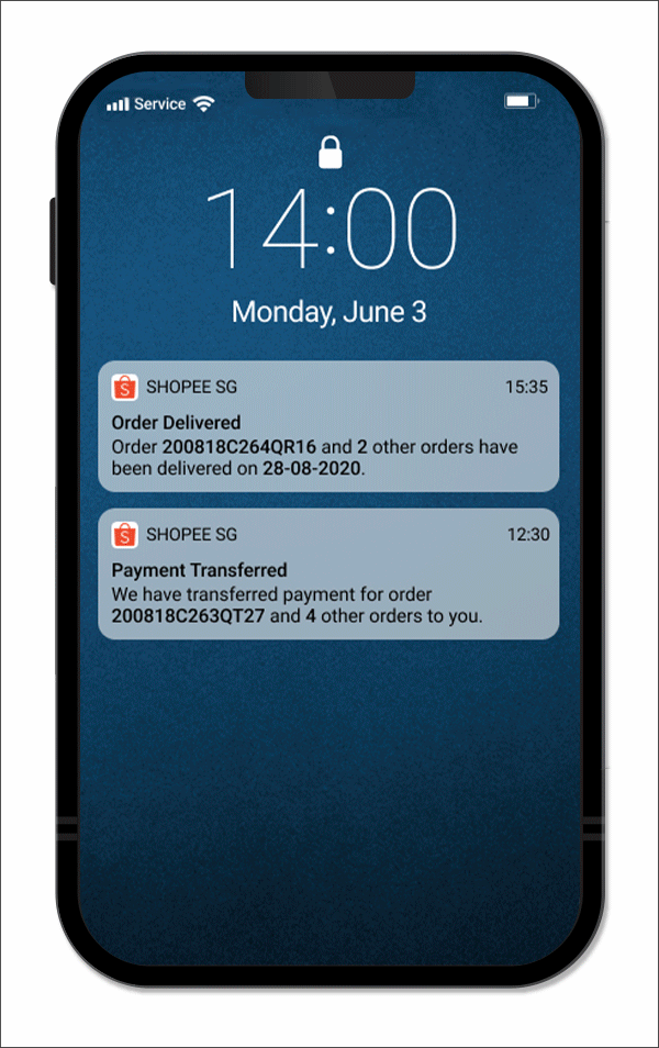 How to combine push notifications | SG Seller Education [Shopee]