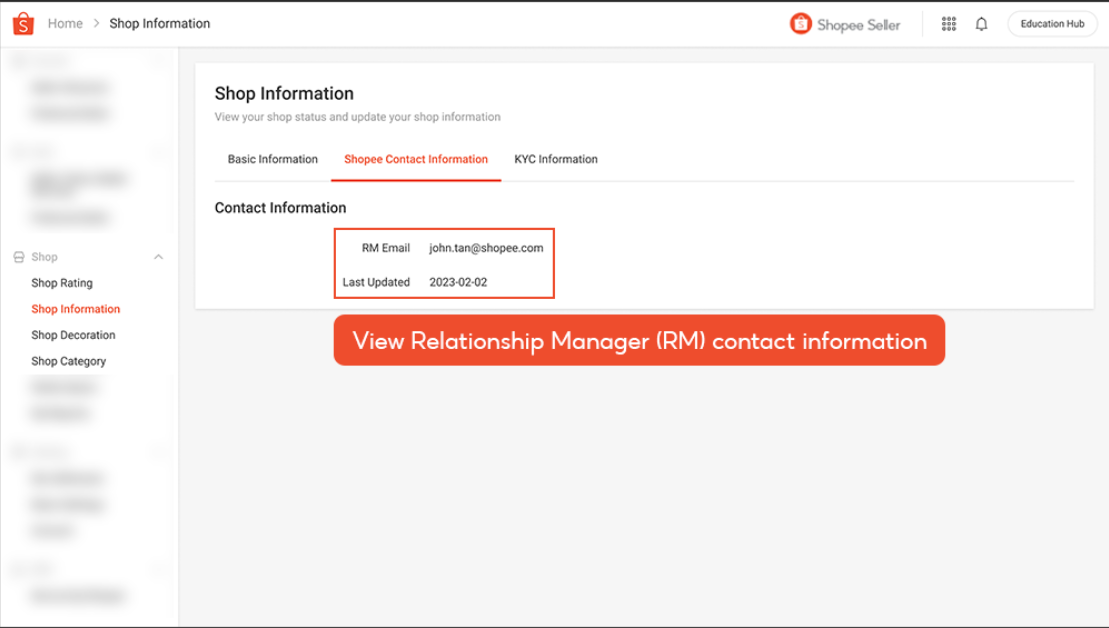 What is Shop Information? | SG Seller Education [Shopee]