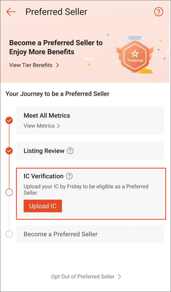 Preferred Seller Programme | Shopee SG Seller Education Hub