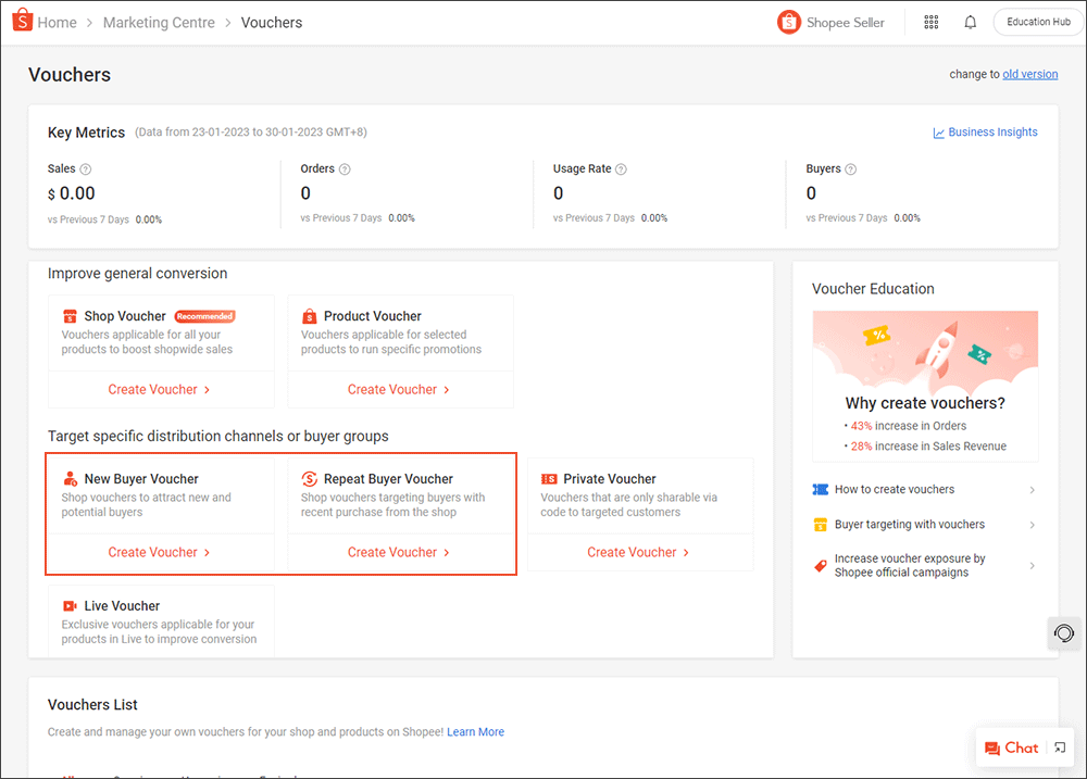 Buyer targeting with vouchers | SG Seller Education [Shopee]