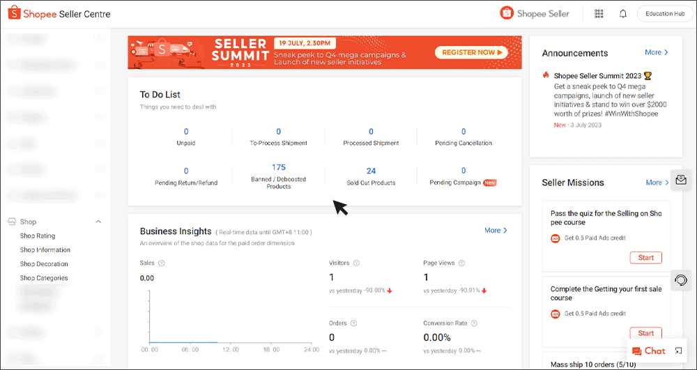 Setting up your shop profile | Shopee SG Seller Education Hub
