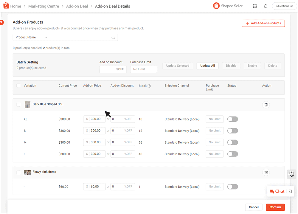 Creating an Add-on Deal Discount | Shopee SG Seller Education Hub