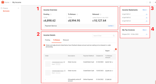 My Income | Shopee JP Seller Education Hub