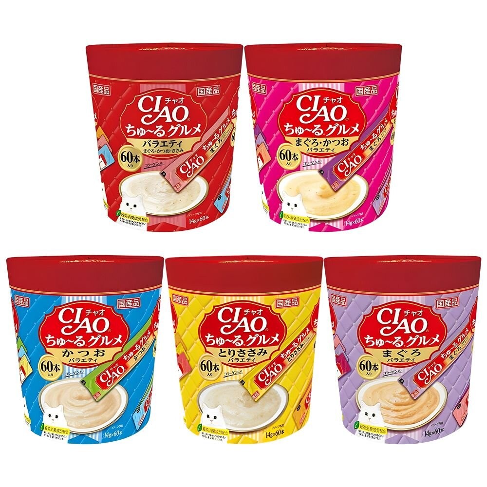 【WangLife】日本 CIAO 啾嚕貓肉泥 60入 貓零食 貓肉泥 貓點心 貓食品 寵物點心 寵物肉泥 - 旺生活市集 (iopen商城店) - iOPEN Mall