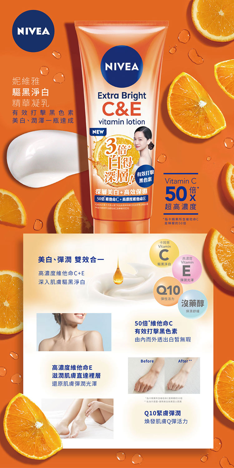 妮維雅 超能果萃粉嫩白緊膚 透亮身體乳液 【妮維雅旗艦店】 妮維雅官方旗艦店